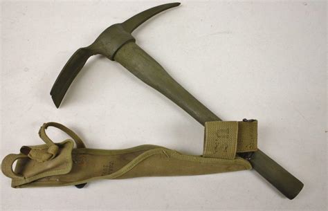 Original World War 2 Us Army M 1910 Pick Mattock Dated 1945 With 1942