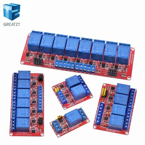 Business Industrial Relay Modules Boards 12V 2 Road Relay Module With Optocoupler H L Level