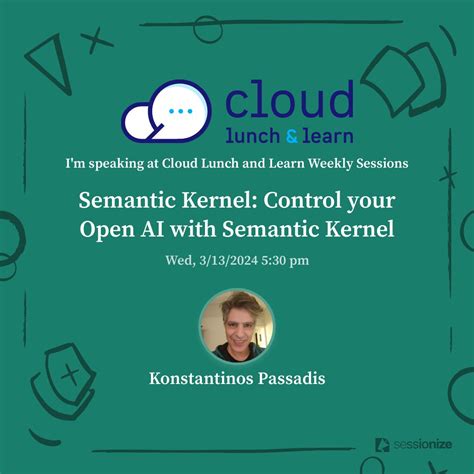 Konstantinos Passadis On Linkedin Azure Session Online Ai Semantickernel Containers