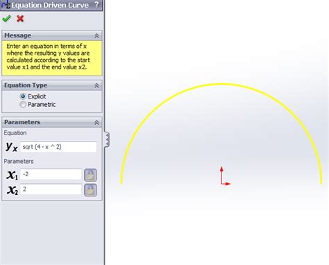 Equation Driven Curve In Silidworks Khát