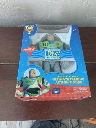 Toy Story 2 Original Buzz Lightyear Ultimate Talking Action Figure New