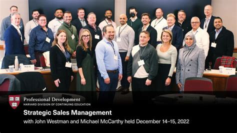 Harvarduniversity Salesmanagement Salesexcellence John Westman