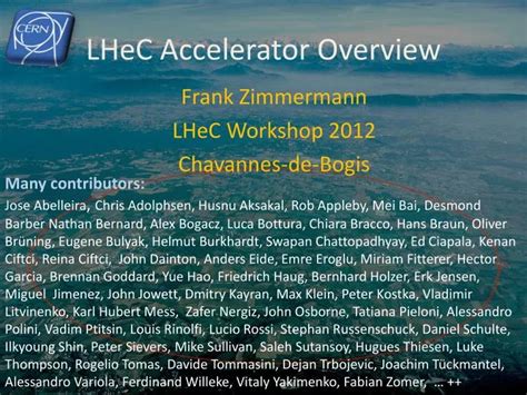 PPT Large Hadron Electron Collider Accelerator Overview PowerPoint Presentation ID 2815820