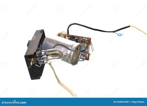 Radio Component Isolated On White Background Stock Image Image Of