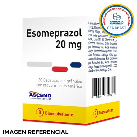 Esomeprazol Cápsulas Con Gránulos Con Recubrimiento Entérico 20mg Medi