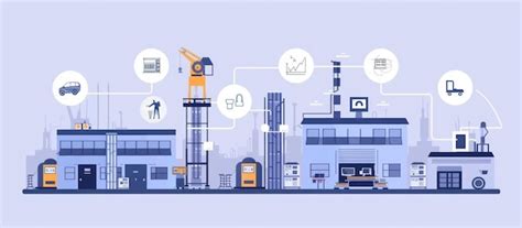 Smart Factory Automation A Modern Industrial Landscape Premium Ai Generated Image