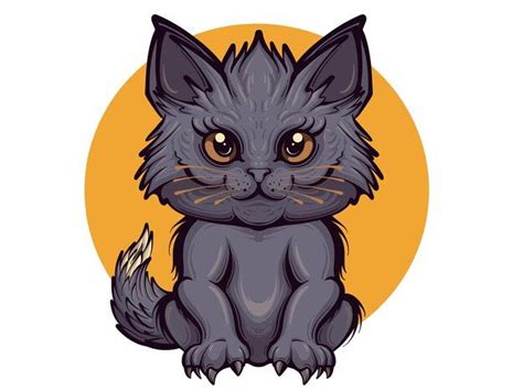 Cat Cartoon Character Illustration