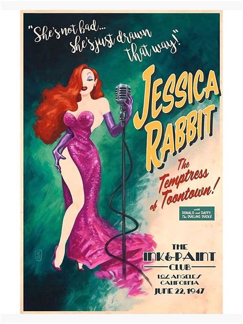 Who Framed Roger Rabbit Poster For Sale By Ryburnreialp Jessica