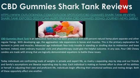 Ppt Cbd Gummies Shark Tank Reviews Powerpoint Presentation Free