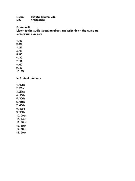 Exercise 3 5 6 Pdf Language Arts And Discipline Science And Mathematics