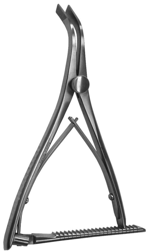 Saxena Style Retractor 6 1 2 Serrated End Calibrated Ratchet Gsource
