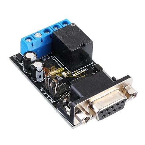Pcs DC V RS Serial Port Delay Relay Switch Module PC DB MCU UART Remote Control Board