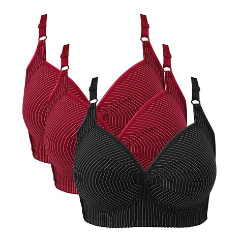 Cavosen Sports Bras For Women Plus Size Wireless Supportive Bras Push