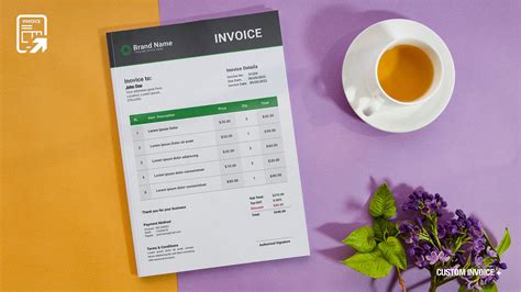 for pdf invoices custom designed for you custom invoice shopify