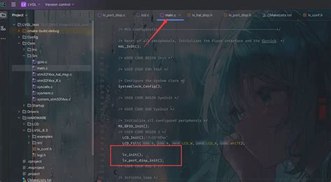 LVGL V 移植STM 使用clion 踩坑记录 哔哩哔哩