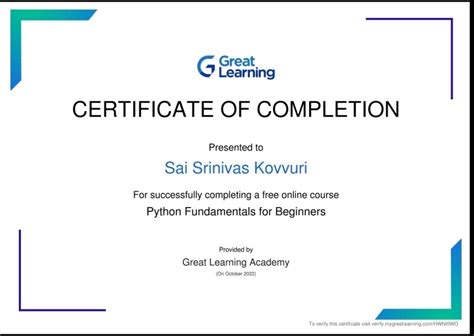 Sai Srinivas K On Linkedin Python Pythonprogramminglanguage