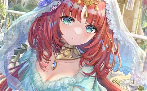 Gorgeous Girl Nilou Pretty Blue Eyes Genshin Impact K Wallpaper Download