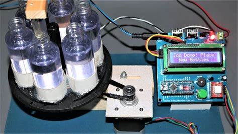 how to make automatic bottle filling machine using arduino diy