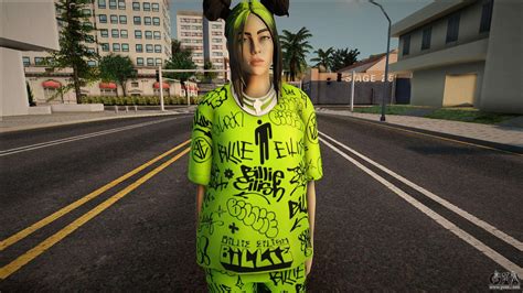 Billie Eilish V1 For Gta San Andreas Billie Eilish V1 For Gta San Andreas