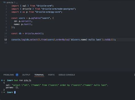 Nulls Last In Orderby Drizzle Team