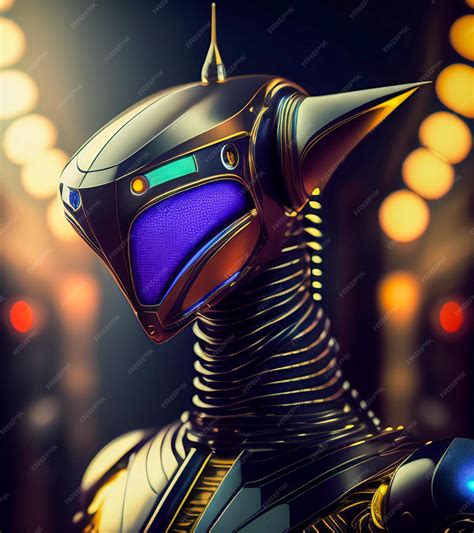 Premium Photo Next Gen Robots With Metallic Armour