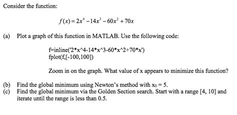 consider the function f x 2x 4 14x 60x 2