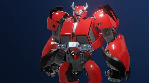 Cliffjumper Transformers Prime Character Rig 3d Model Rigged Cgtrader