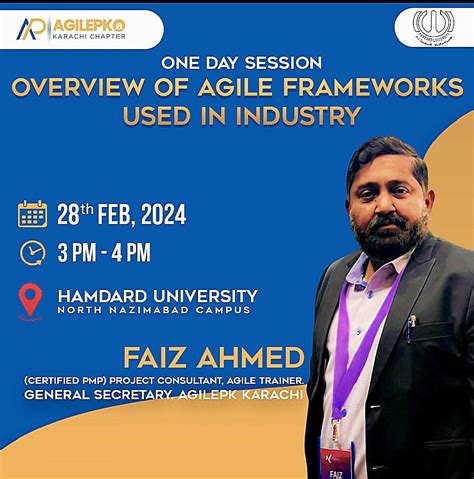 agile pakistan on linkedin agilekarachi hamdarduniversity