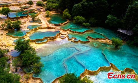 Amazing Natural Landscape In Huanglong Scenic Area Cn
