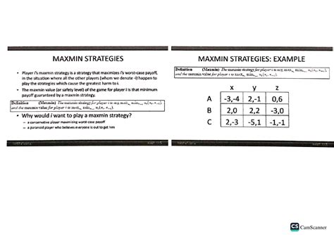Game Theory Maxmin Minimax Regret Hurwicz Criterion Correlated