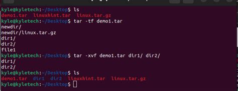 How To Unpack Tar Files In Linux Linuxways
