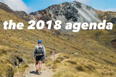 2018 Whats On The Agenda Halfway Anywhere