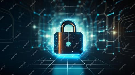 Premium Ai Image Cyber Security And Personal Data Protection Concept