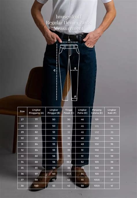 Jual House Of Cuff Houseofcuff Celana Jeans Reguler Fit Pria Panjang Denim Biru Jeans Original