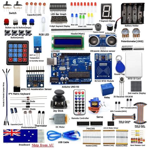 adeept new rfid starter kit for arduino uno r3 with guide book
