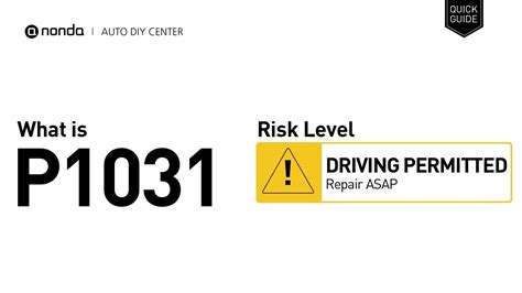 What Is P1031 Engine Code [quick Guide] Youtube