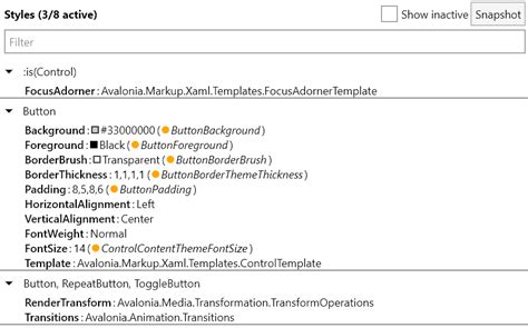 Legacy Developer Tools Avalonia Docs