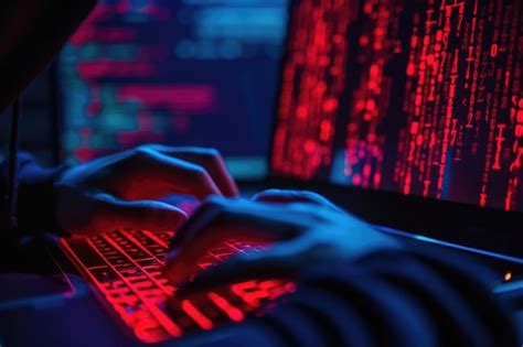 Premium Photo Cybersecurity Hacking Malware And Data Fraud