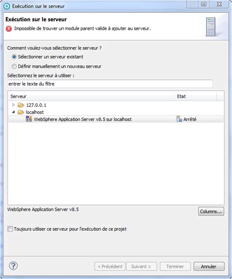 Java Can T Deploy Application On WebSphere Application Server V RAD IDE Stack Overflow