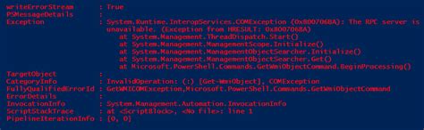 Write Error And Targetobject Powershell Station