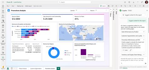 power bi에서 보고서 페이지를 만들기 위한 copilot 프롬프트 작성 power bi microsoft learn
