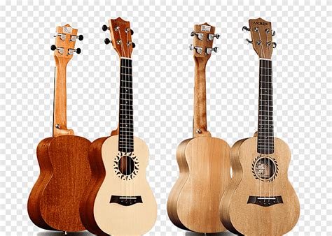 Ukulele Acoustic Guitar Tiple Cuatro Cavaquinho Guitar White Black White Wood Png Pngegg