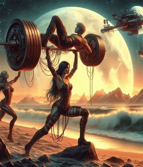 She Lifts Huge Weights And Man Overhead By Girlbasing On Deviantart