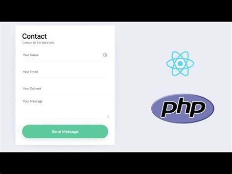 GitHub Malithmcr React Php Form Contact Form React Component With PHP Mail Api Demo