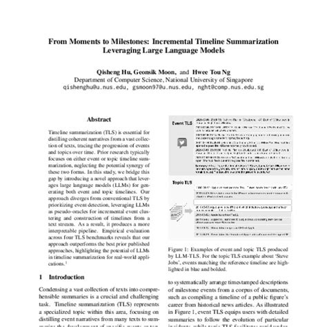 From Moments To Milestones Incremental Timeline Summarization Leveraging Large Language Models
