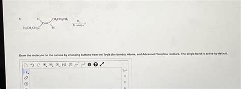 Solved a H CH₂CH₂C CH₂CH₂CH H H₂ Pt catalyst Draw the Chegg com