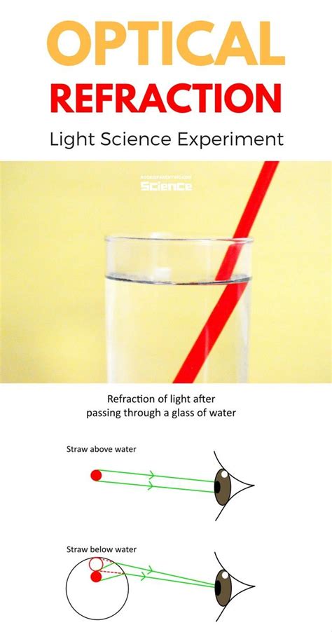 Light Refraction Experiments In Babe Science Experiments Physical Science Activities