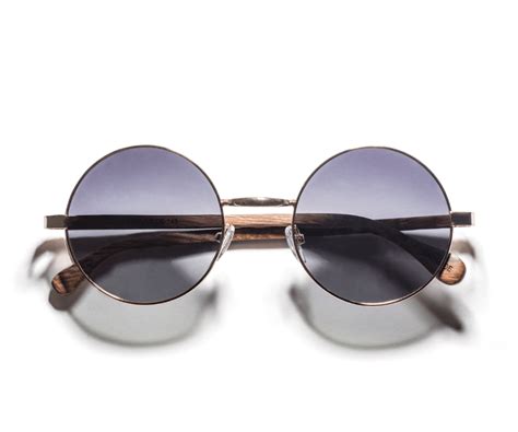 Round Black Sunglasses Gold Frame Cheap Sale