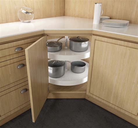 Hafele Plastic Full Circle Two Tray Base Lazy Susan Set