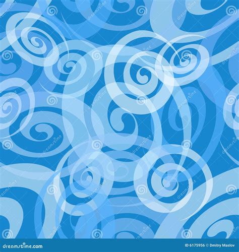 Seamless Spiral Pattern Stock Vector Illustration Of Background 6175956